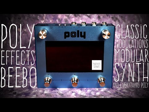 Poly Effects Beebo and Poly touchscreen guitar pedals $399 - Geeky Gadgets