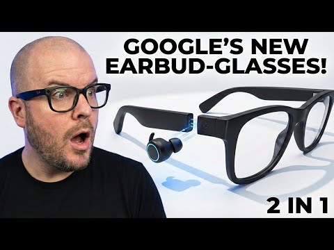 Google Smart Glasses with Dockable Earbuds Leaked - Geeky Gadgets