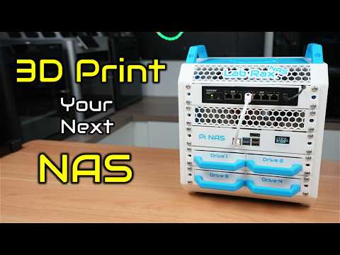 DIY NAS Build with a 3D Printed Case & Mini PC Controller - Geeky Gadgets