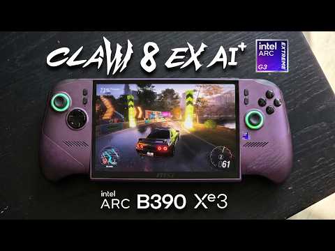 MSI Claw 8 EX AI+ First Look: Intel Arc G3 Extreme Handheld - Geeky Gadgets