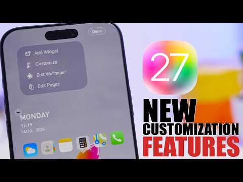 iOS 27 Leaks: New Customization Features & Home Screen Fixes - Geeky ...