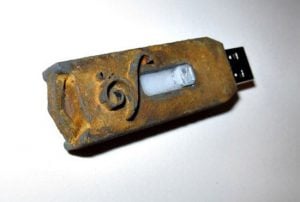 Rusted Steampunk USB Drive