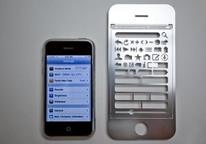 iPhone User Interface Stencil Kit
