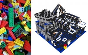 Awesome Fully Automated Lego Brick Sorting Plant (video)