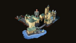 200,000 Lego Brick Lord Of The Rings Rivendell Diorama Measures 3m x 1.5m