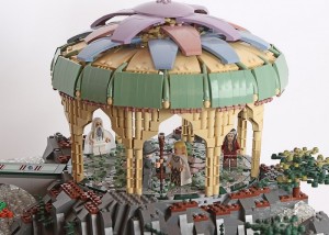 200,000 Lego Brick Lord Of The Rings Rivendell Diorama Measures 3m x 1.5m