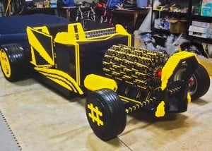 Life-Size LEGO Car That Can Actually Be Driven (video)