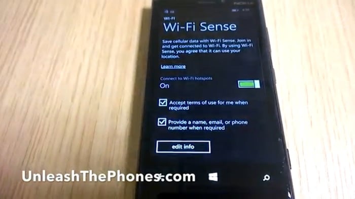 Windows Phone 8.1 WiFi Sense Feature Demonstrated (Video)