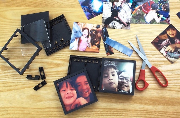 Fotobit Modular Photo Framing System Lets You Physically Display You ...