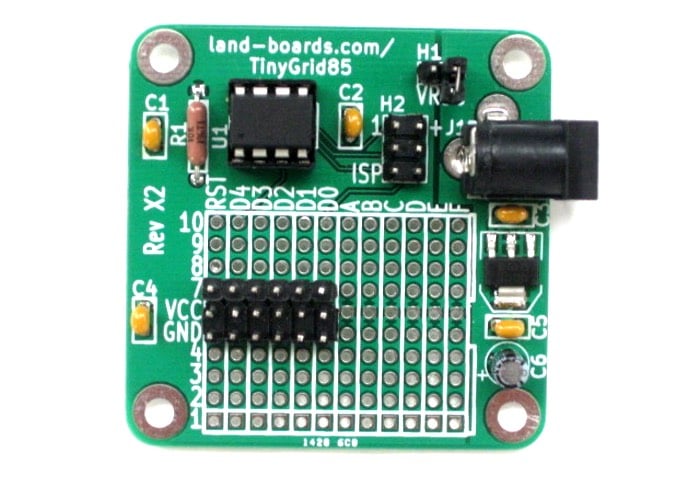 Shrinkified Arduino Hard Development Card (video)