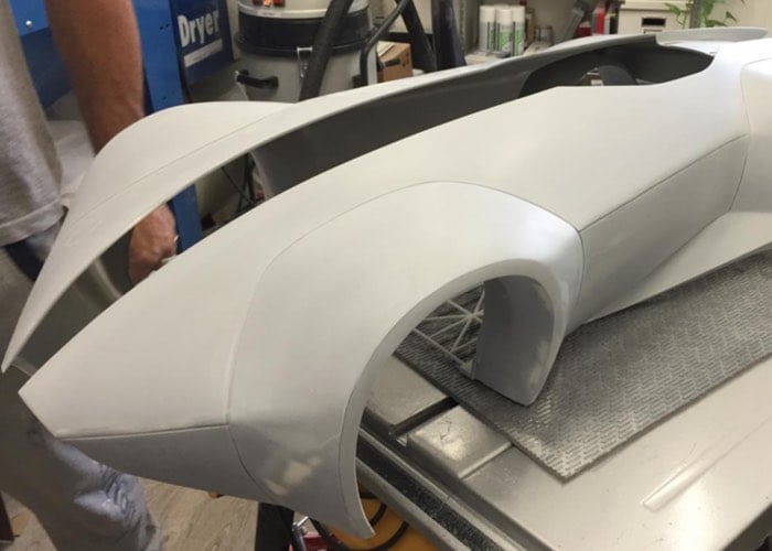 Awesome 3D Printed Bugatti Concept Car Created By Students
