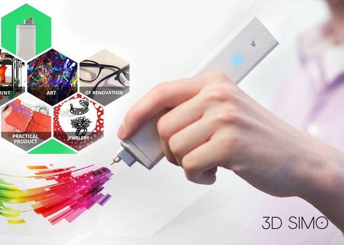 3Dsimo Mini Handheld 3D Drawing And Multifunctional Tool (video)