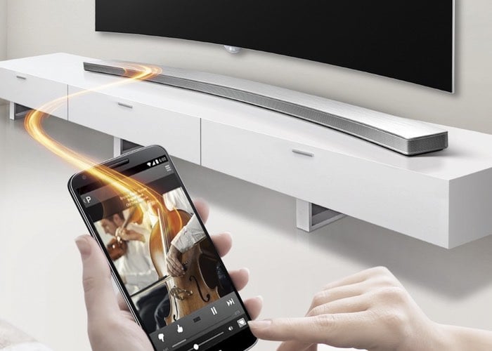 LG Music Flow HS8 Wireless Curved Sound Bar Introduced