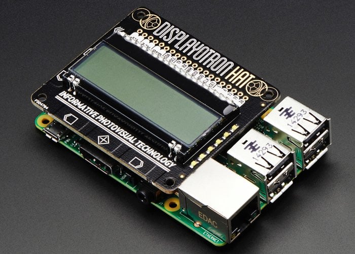 Pimoroni Display-O-Tron HAT Lands At Adafruit For $27.95