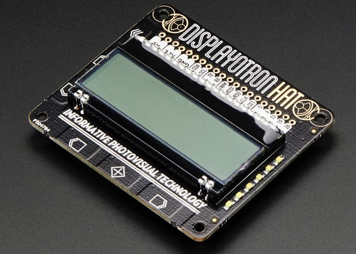 Pimoroni Display-O-Tron HAT Lands At Adafruit For $27.95