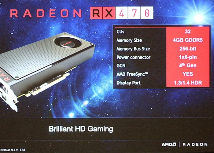 AMD Radeon RX 470 and RX 460 Specifications Officially Unveiled By AMD ...