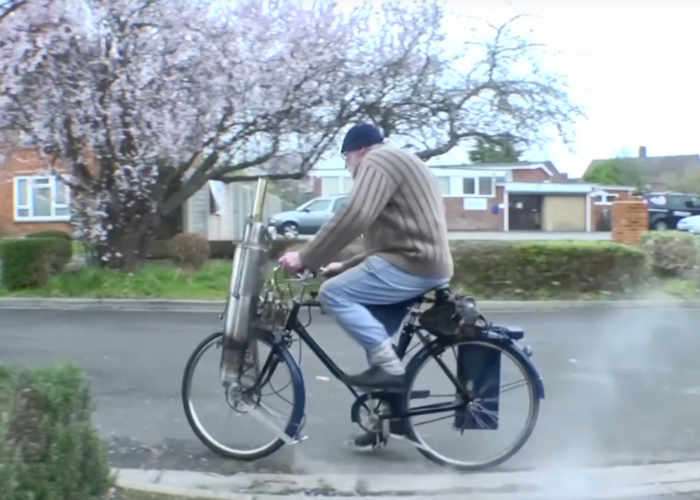 Awesome ‘Hudspith’ Steam-Powered Bicycle Can Reach 20mph (video ...