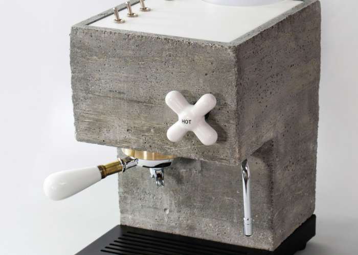 Unique AnZa Concrete Espresso Machine (video) - Geeky Gadgets