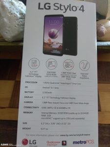 LG Stylo 4 Specifications Leaked - Geeky Gadgets