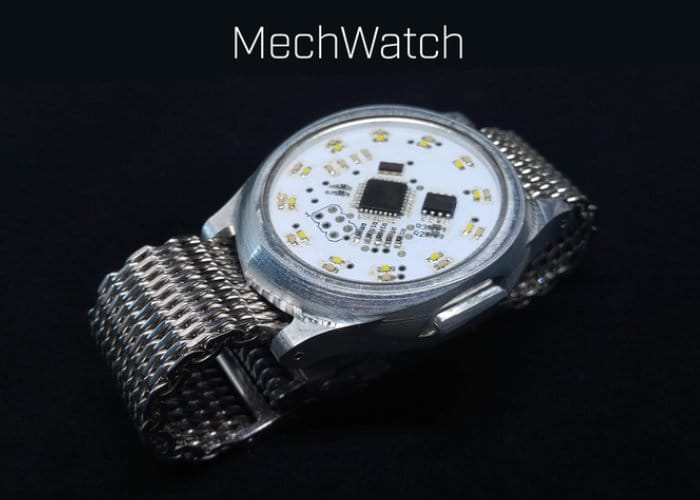 MechWatch Unique Hackable Digital Watch - Geeky Gadgets
