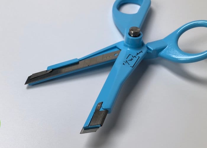 Replaceable Blade Scissors Are Always Sharp - Geeky Gadgets