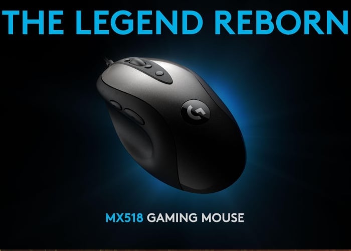 Classic Logitech MX518 gaming mouse rereleased - Geeky Gadgets