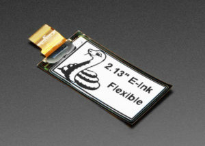 Flexible Monochrome Eink Display Now Available From Adafruit Geeky