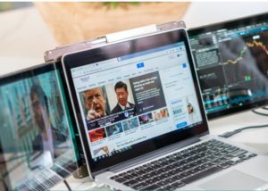 TRIO dual and triple screen laptop monitors - Geeky Gadgets