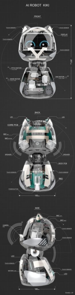 Kiki AI robot companion launches via Kickstarter from $799 - Geeky Gadgets