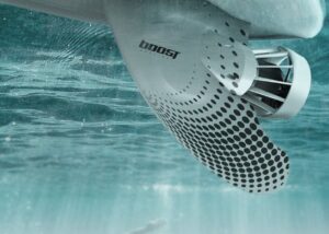Boost electric surfboard fin gives you extra speed at the push of a ...