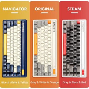 Durgod Fusion retro styled wireless mechanical keyboard $109 - Geeky ...