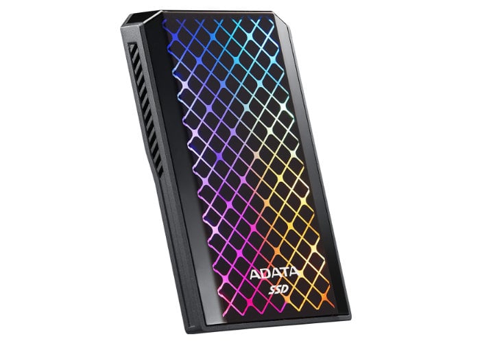 ADATA SE900G external SSD with RGB lighting - Geeky Gadgets