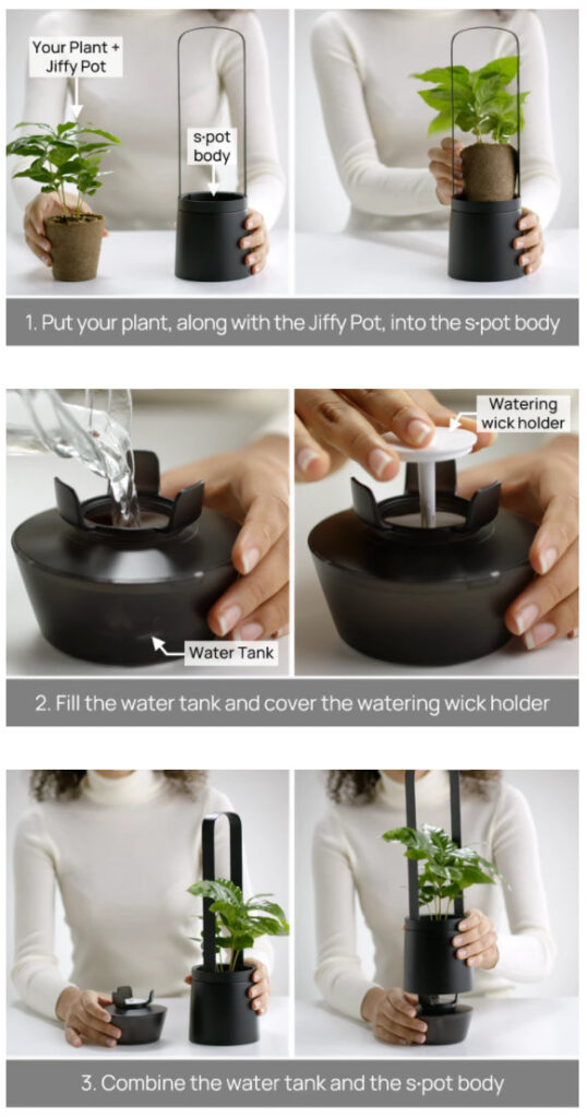 Spot auto-watering plant pot and indoor garden - Geeky Gadgets