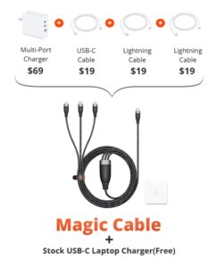 Magic Cable all-in-one Apple charging cable - Geeky Gadgets