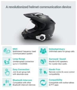 HEADTOOTH Pro helmet communication system - Geeky Gadgets