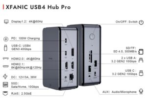 XFANIC 40Gbps USB hub with SSD - Geeky Gadgets