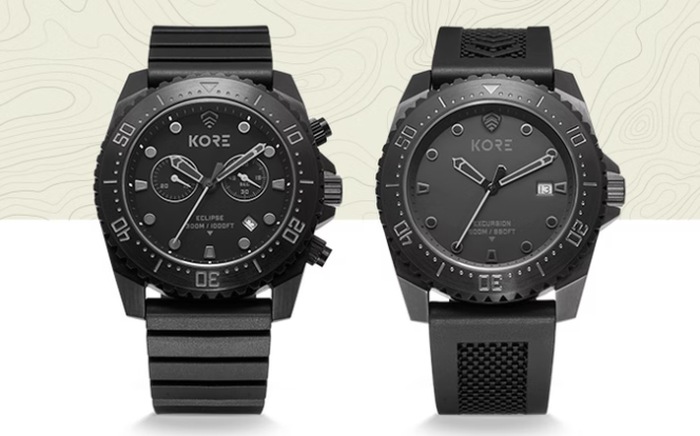 KORE Swiss watches : Chrono Diver and Field Excursion - Geeky Gadgets