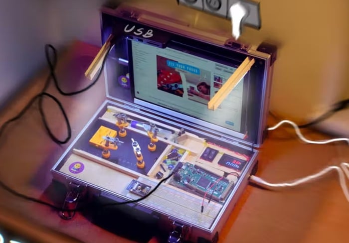 IoT Box DIY portable prototyping workstation case - Geeky Gadgets