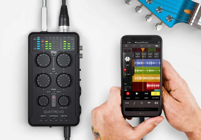 iRig Pro Quattro IO professional field recording mixer - Geeky Gadgets