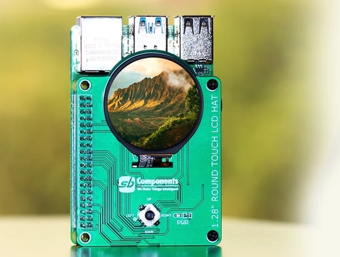Circular Raspberry Pi LCD HAT from $47 - Geeky Gadgets