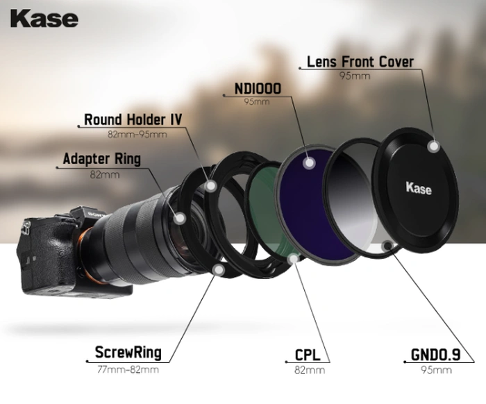 Magnetic camera lens filter kit - Geeky Gadgets