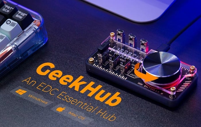 GeekHub EDC programmable hub from $39 - Geeky Gadgets