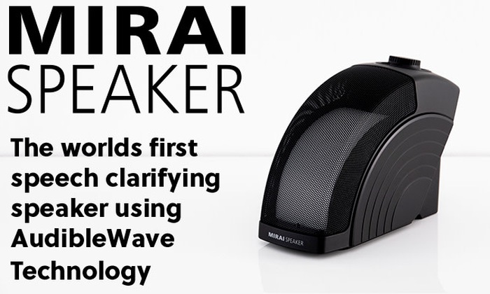 Mirai Speaker helps those with hearing trouble - Geeky Gadgets