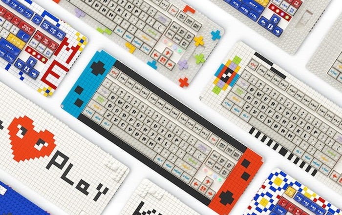 Pixel mechanical keyboard can be customized using bricks - Geeky Gadgets