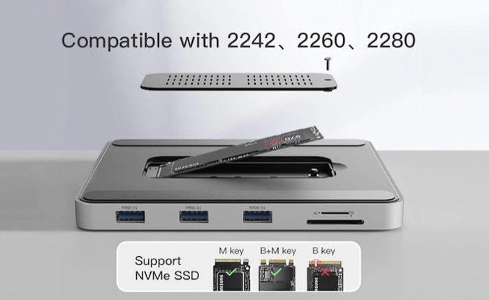 Inateck SSD 8-in-1 Mac docking station - Geeky Gadgets