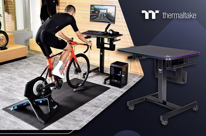 Thermaltake CYCLEDESK 100 gaming desk - Geeky Gadgets