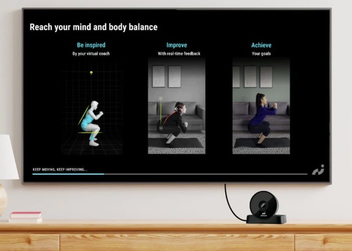 AIMOOV TV home personal trainer - Geeky Gadgets