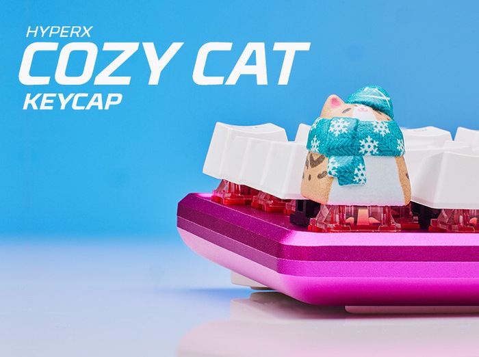 HyperX Coco the Cozy Cat collectable keycaps - Geeky Gadgets