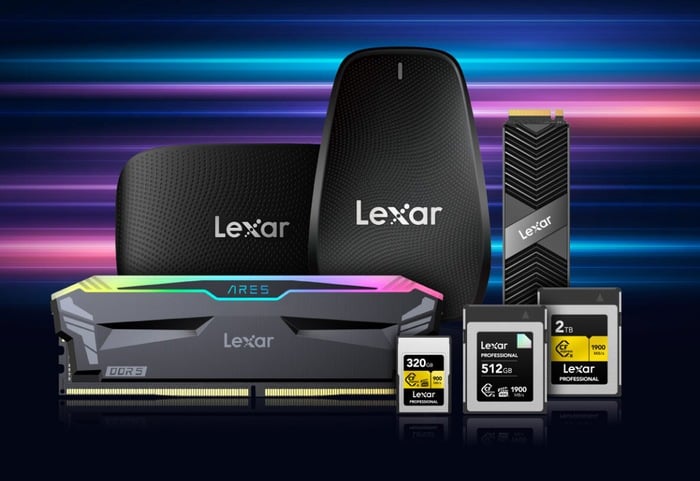 Lexar portable & NVMe SSD, DDR5 RGB and Pro memory cards - Geeky Gadgets