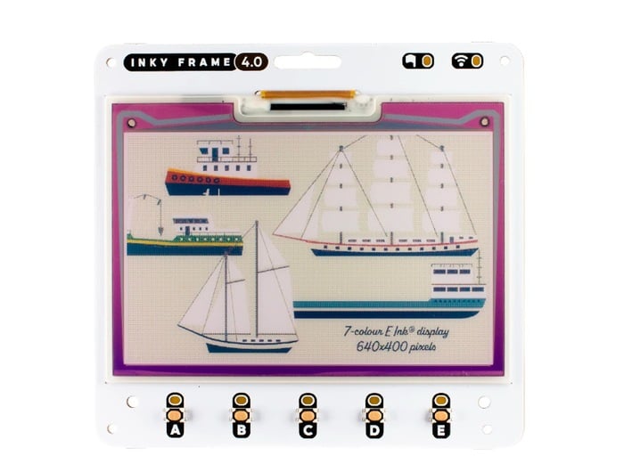 Pimoroni Inky Frame 4 inch E Ink display - Geeky Gadgets